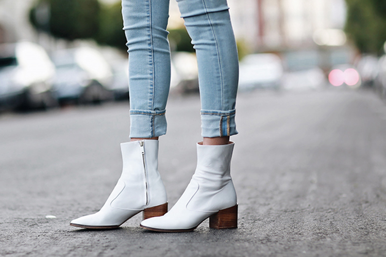 Bota branca é a queridinha das fashionistas | Blog Oscar