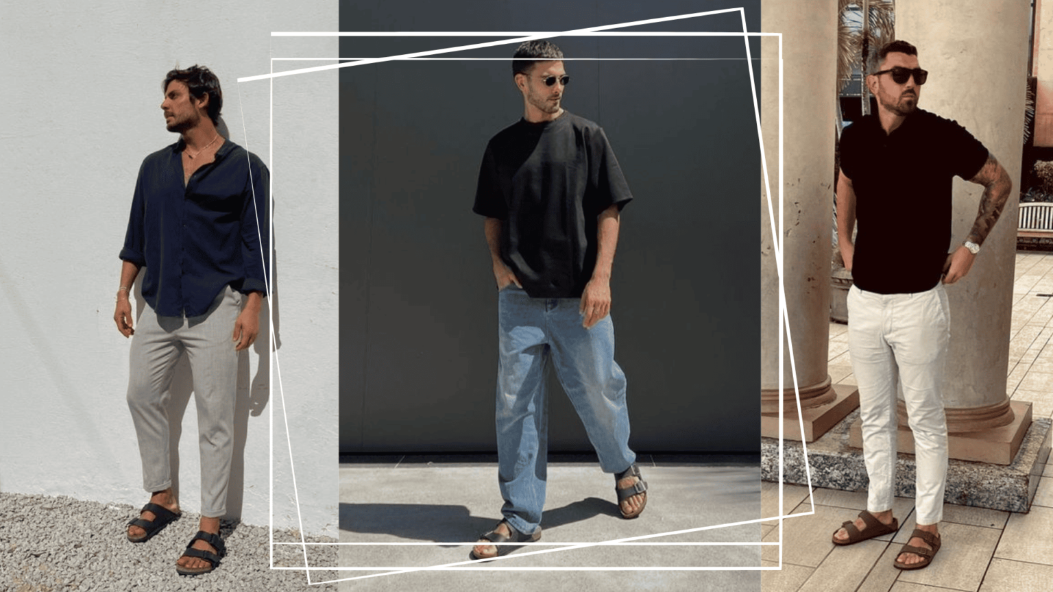 Look com sandália masculina de couro - Veja dicas | Blog Oscar
