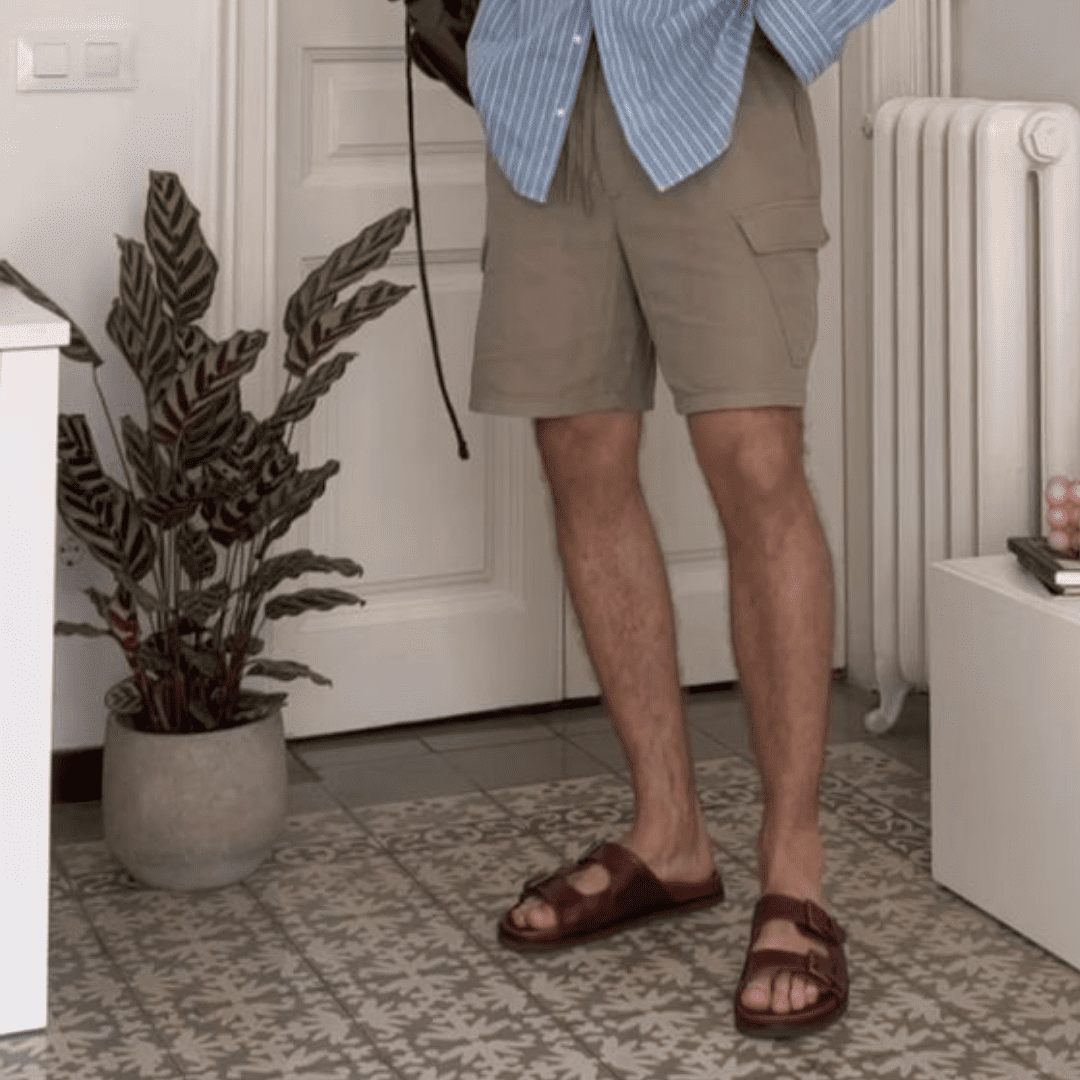 Look com sandália masculina de couro - Veja dicas | Blog Oscar