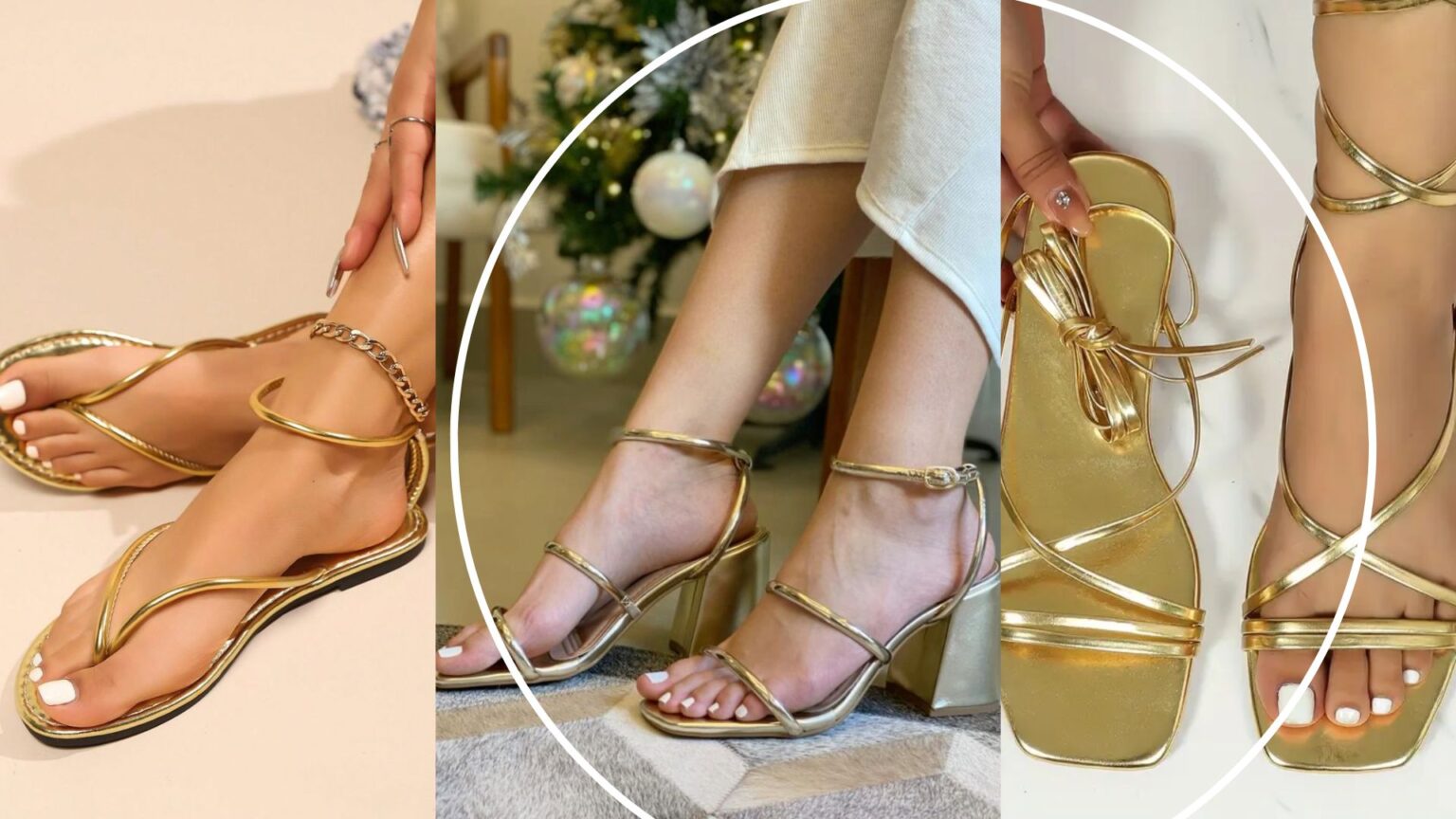 Look com sandália dourada - dicas incríveis | Blog Oscar